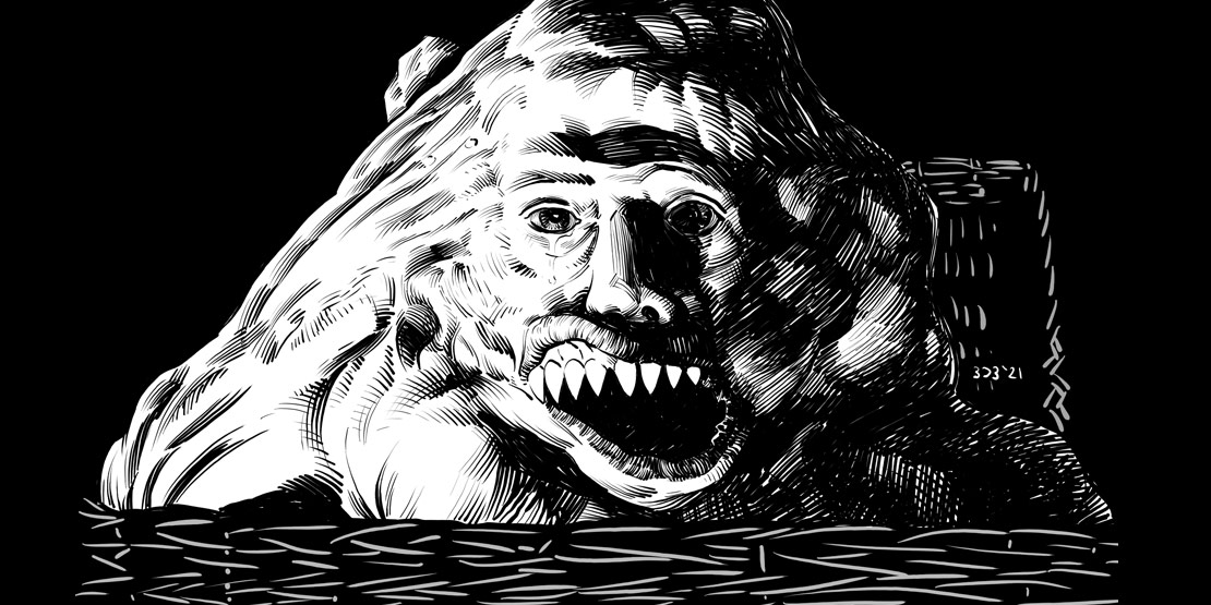 Monster Sketch Monday - Belial from 'Basket Case' - ScreenAge Wasteland