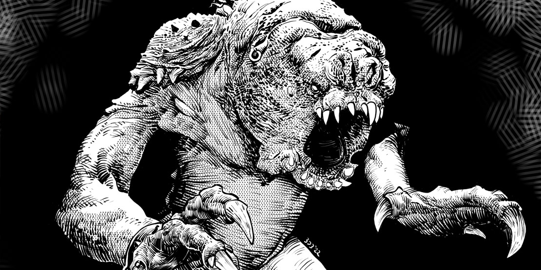 Monster Sketch Monday - The Rancor - ScreenAge Wasteland