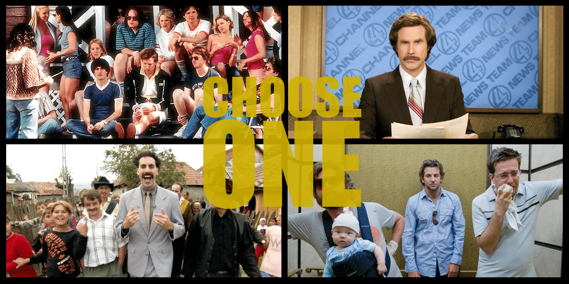 One Choice: 2000s Comedy Movies - ScreenAge Wasteland